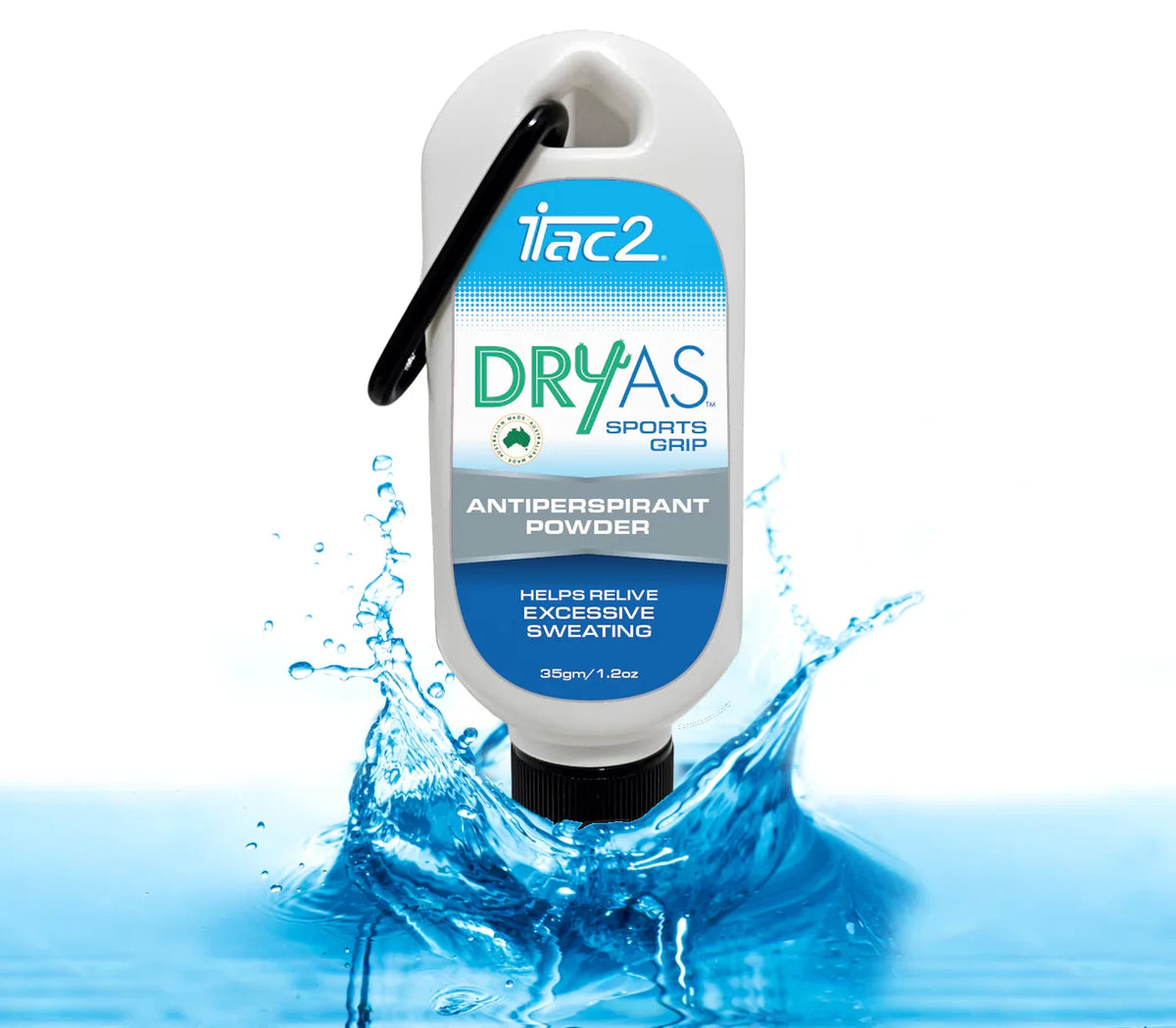 iTac2 DRY AS – Antitranspirante 35g – VIVE POLE